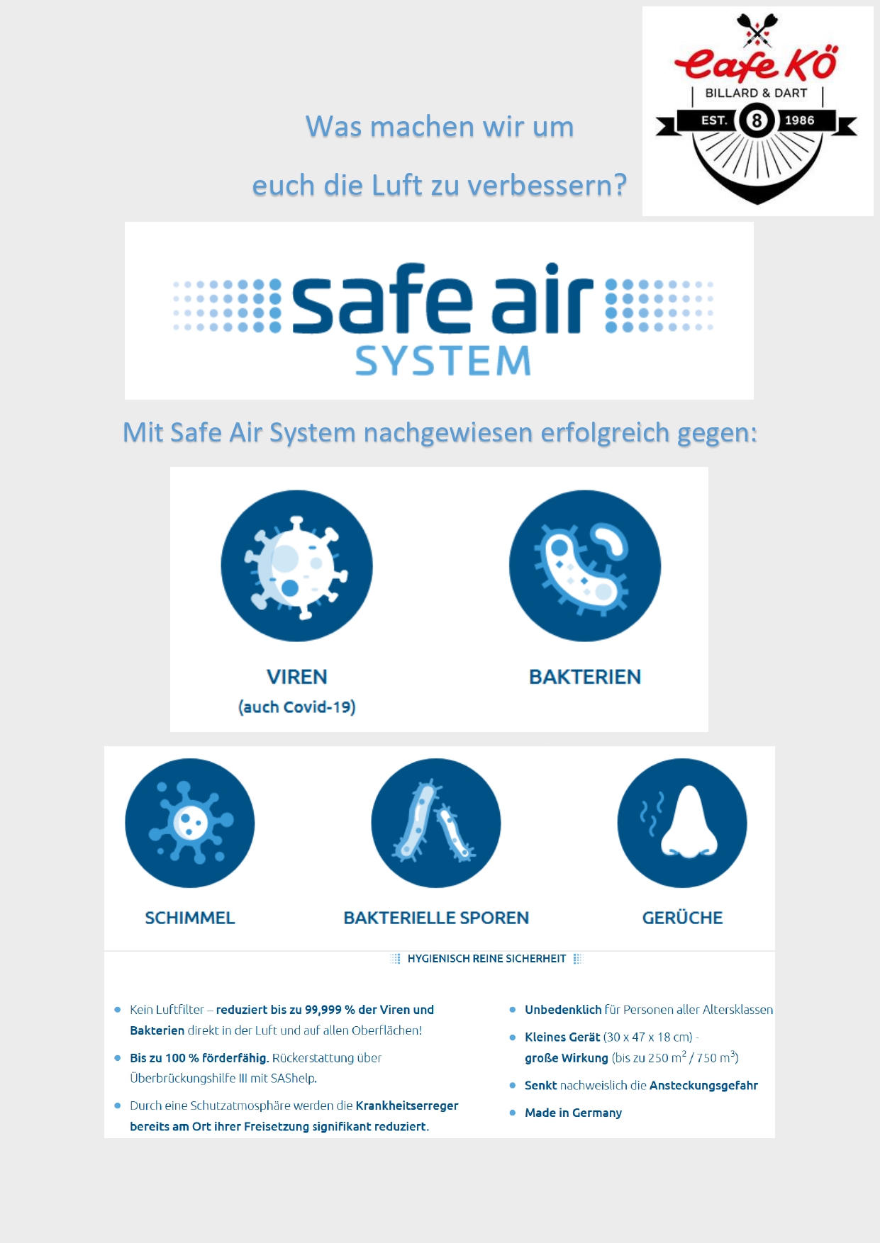 Safe Air System